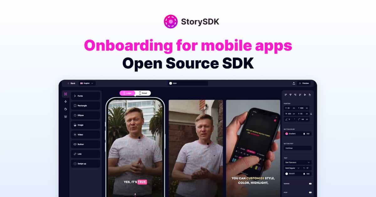 StorySDK: Open-Source SDK for In-App Video Stories and Onboarding